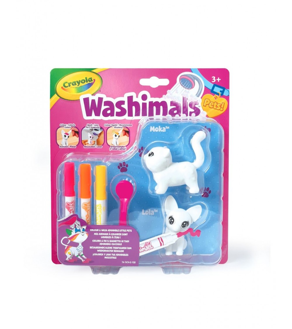 Crayola Washimals Mājdzīvnieki - Kaķis un Suns